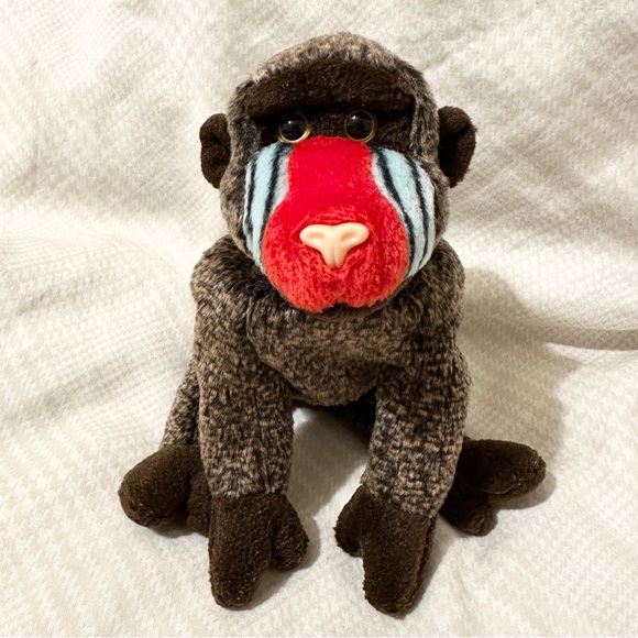 Ty | Toys | Vintage Ty Beanie Baby Cheeks The Baboon Plush Toy | Poshmark